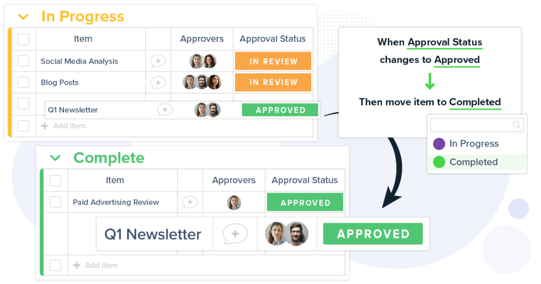 Approvals for monday.com | AppFox