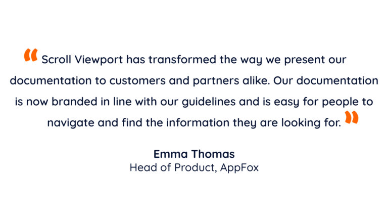 Transforming AppFox's Documentation with Scroll Viewport | AppFox